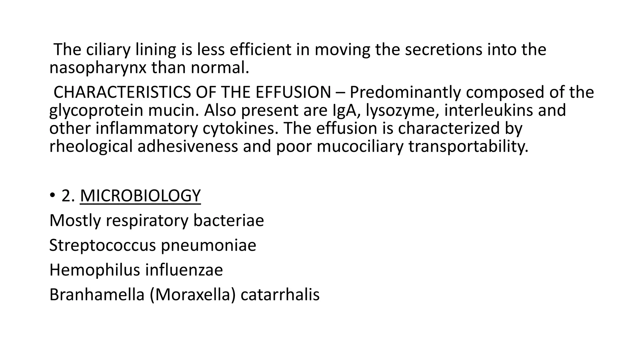 Otitis media with effusion | PPTX
