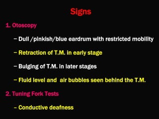 Otitis Media With Effusion (OME) | PPT