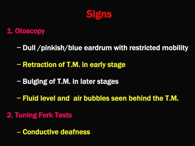 Otitis Media With Effusion (OME) | PPT