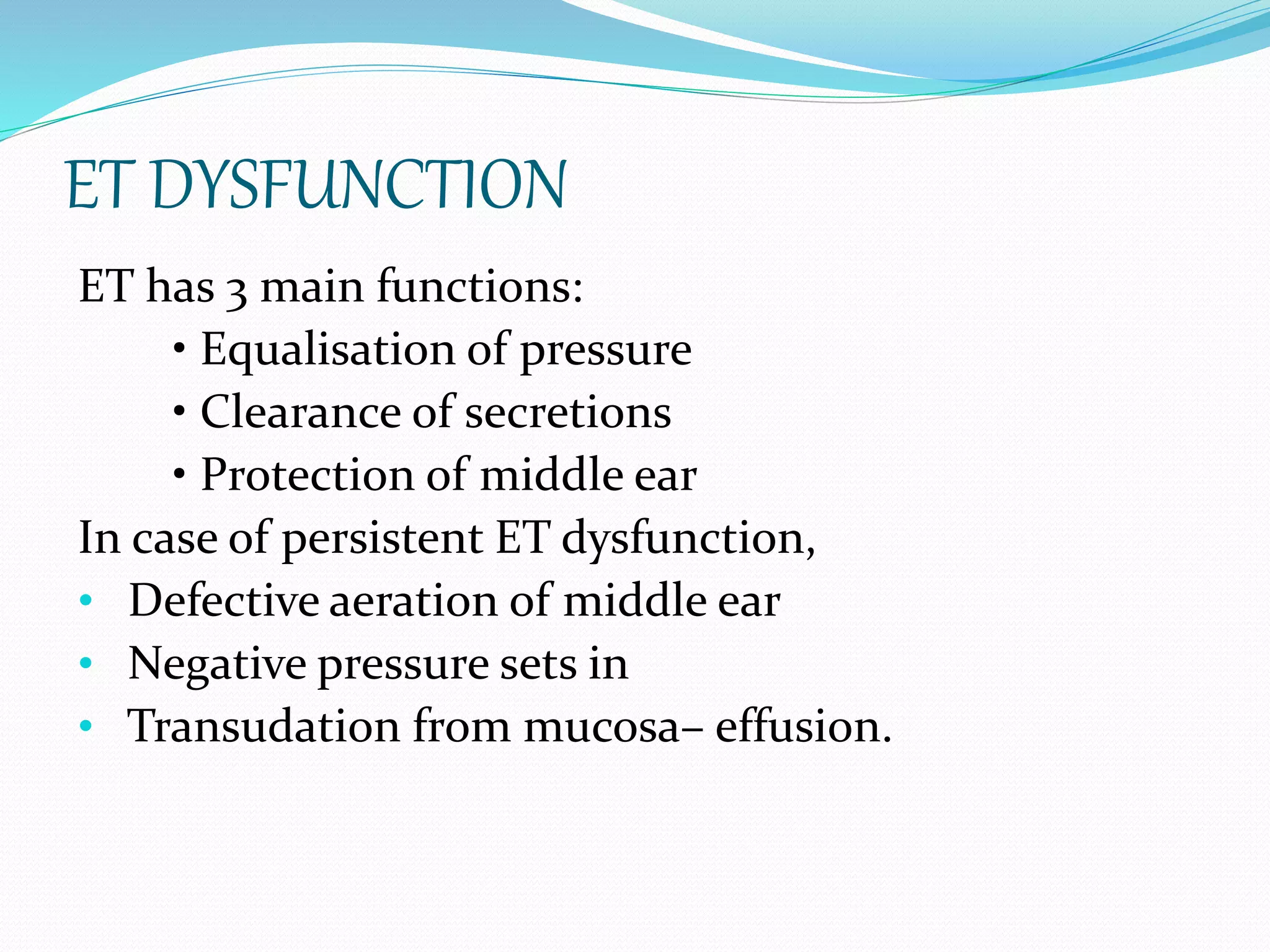 Otitis media with effusion | PPTX