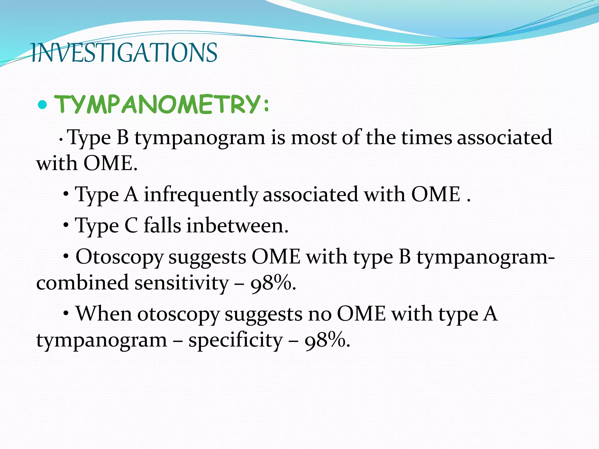 Otitis media with effusion | PPTX