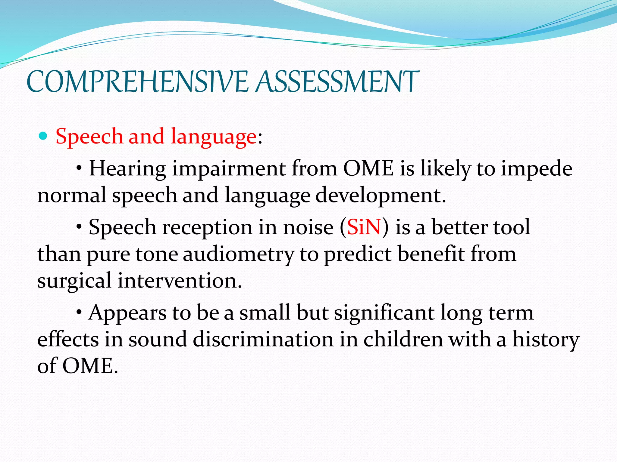 Otitis media with effusion | PPTX