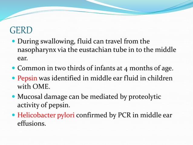 Otitis media with effusion | PPTX | Ear, Nose and Throat Conditions ...