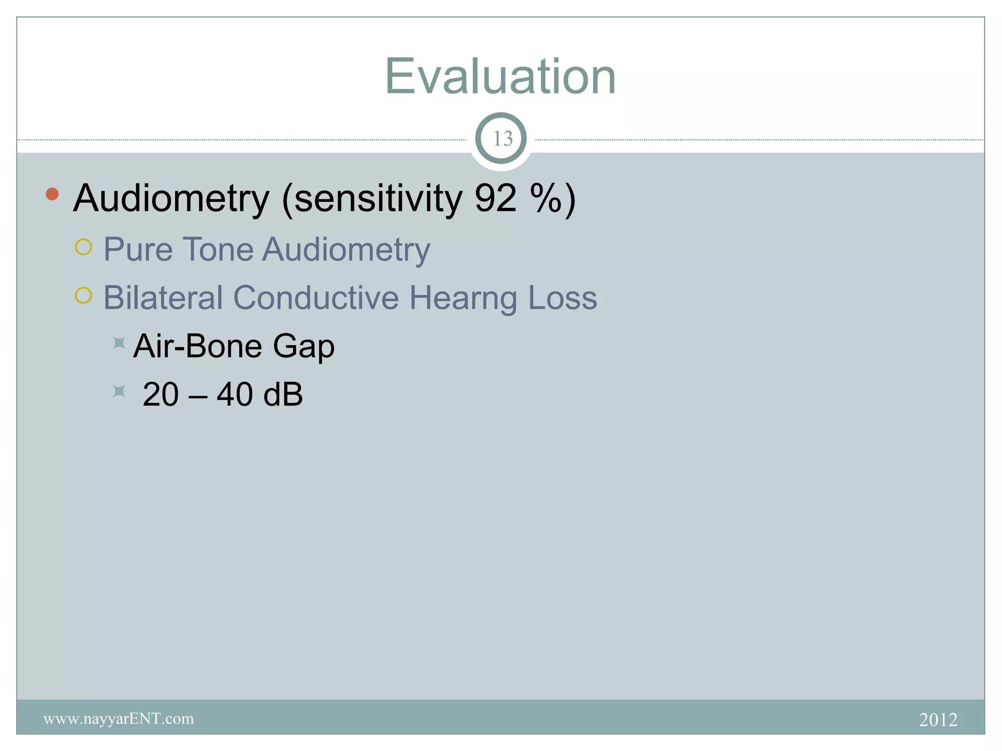Otitis media with effusion ome | PPT