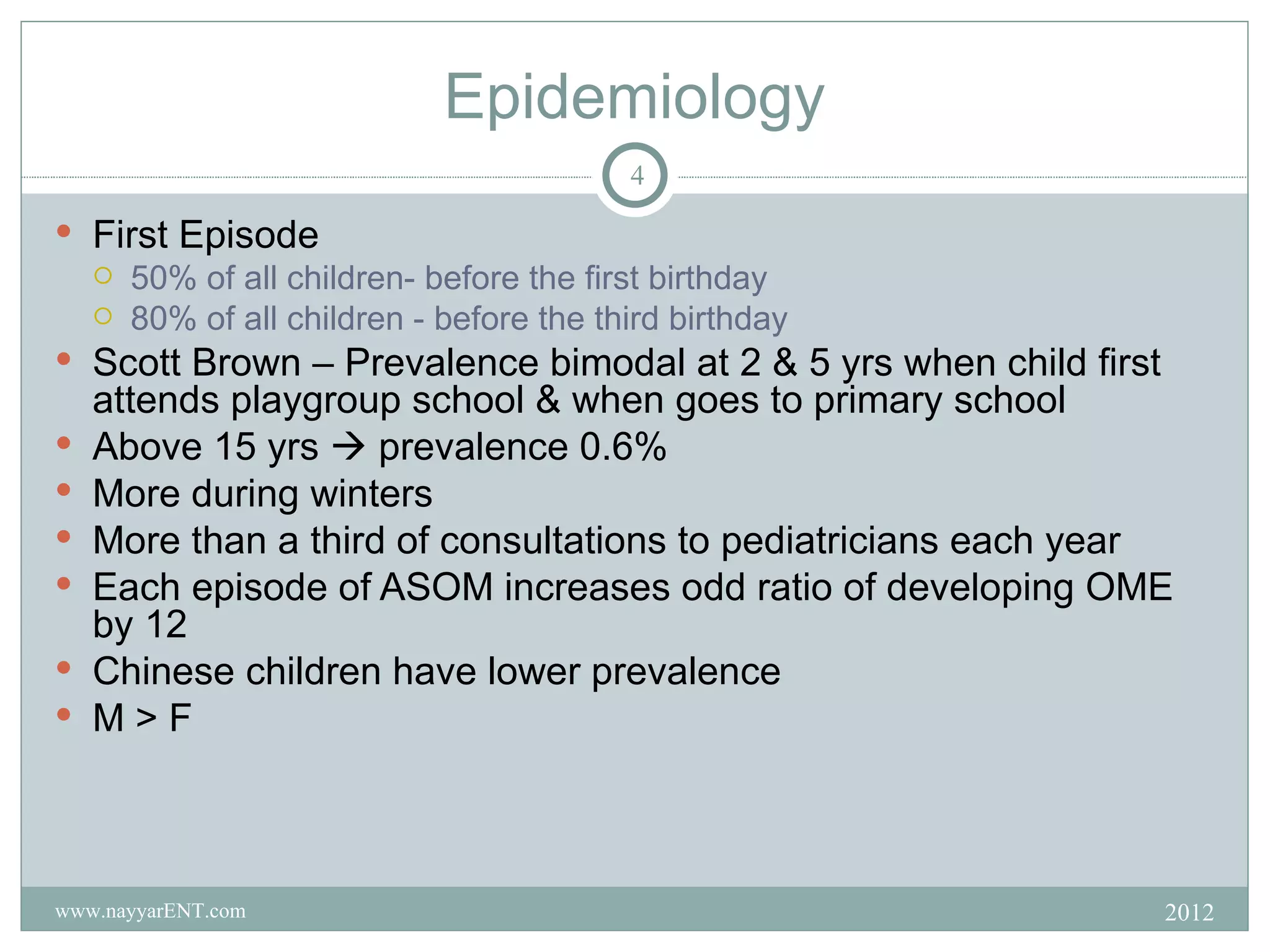 Otitis media with effusion ome | PPT