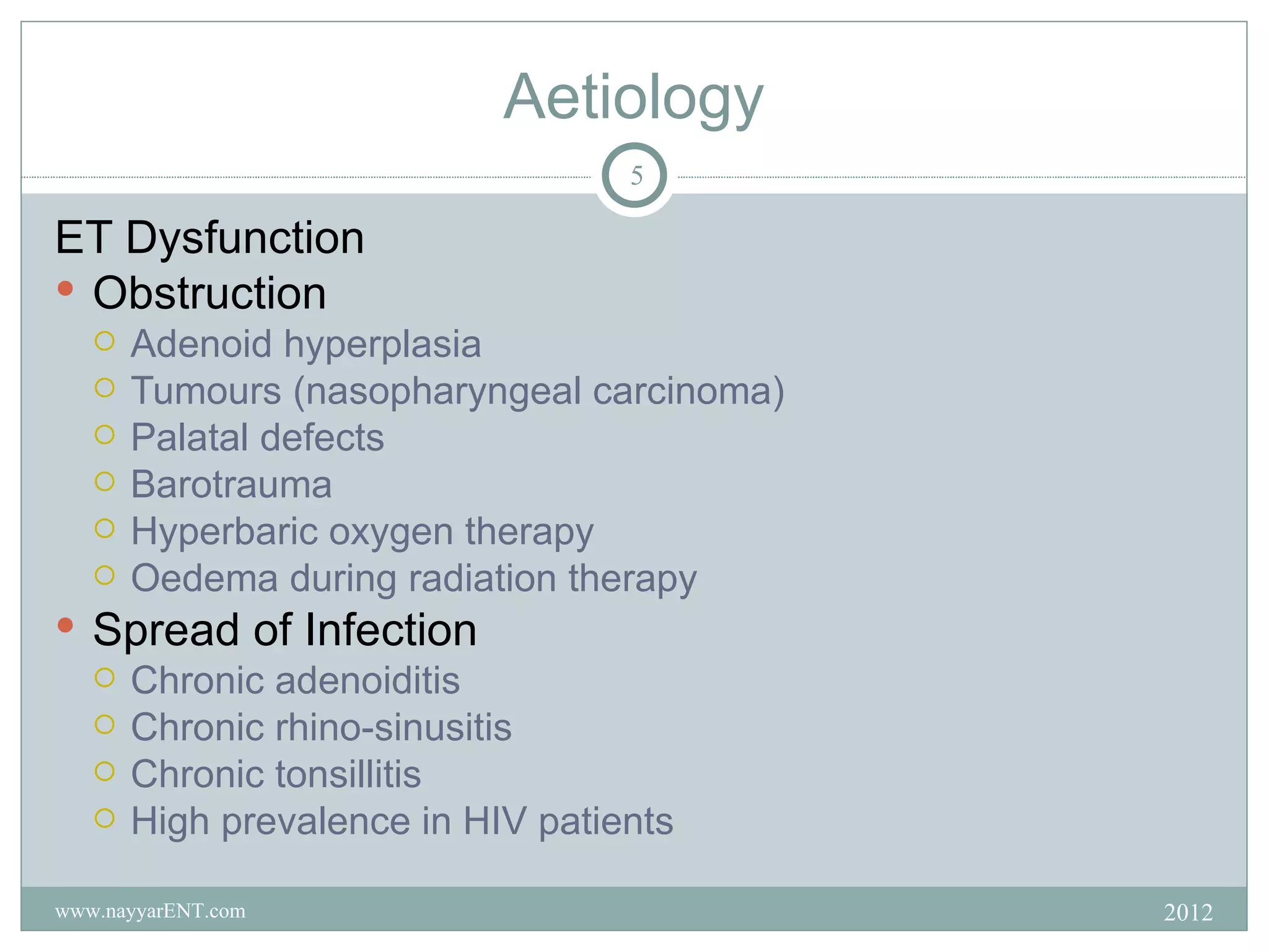 Otitis media with effusion ome | PPT