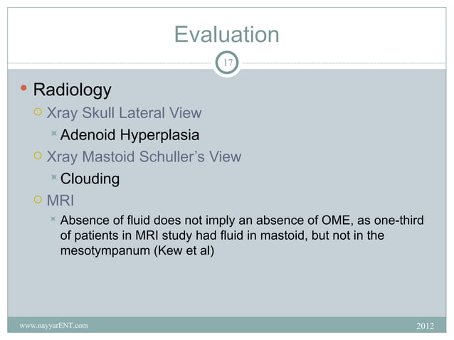 Otitis media with effusion ome | PPT | Ear, Nose and Throat Conditions ...