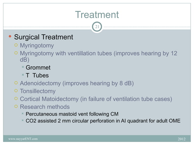 Otitis media with effusion ome | PPT | Ear, Nose and Throat Conditions ...