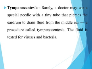 OTITIS PPT nursing Management of patient suffering from ear disorders ...