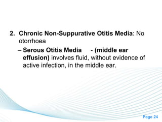 Chronic Serous Otitis Media