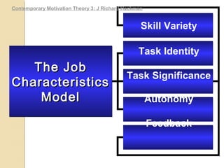 Five Dimensions Of Job Characteristics Theory