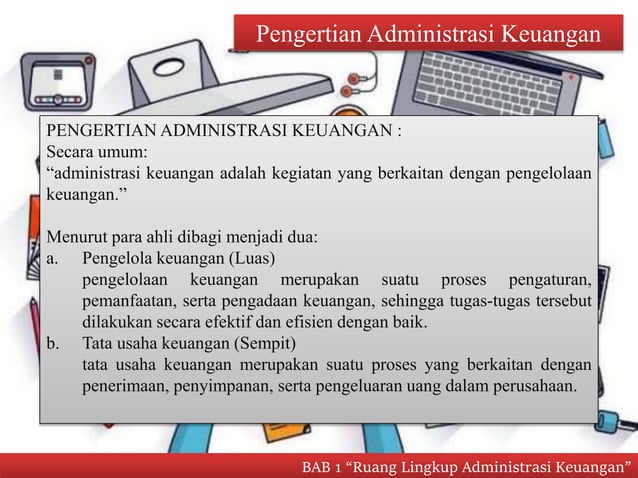 ADMINISTRASI KEUANGAN | PPTX
