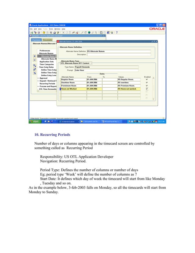 Otl Oracle Time and Labor | PDF | Business | Business and Finance