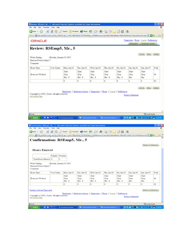 Otl Oracle Time and Labor | PDF | Business | Business and Finance