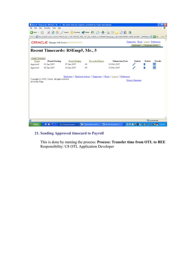 Otl Oracle Time And Labor Pdf
