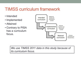 The role of ‘opportunity to learn’ in the geometry currriculum | PPT