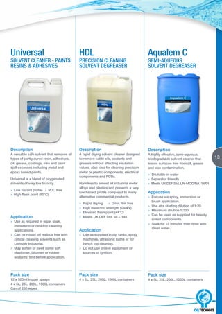 Oil Technics Ltd: Decommissioning solutions brochure. | PDF