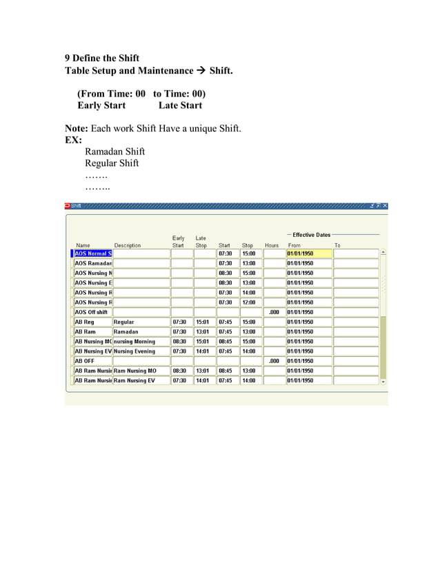 Oracle ebs otl setup document | DOC