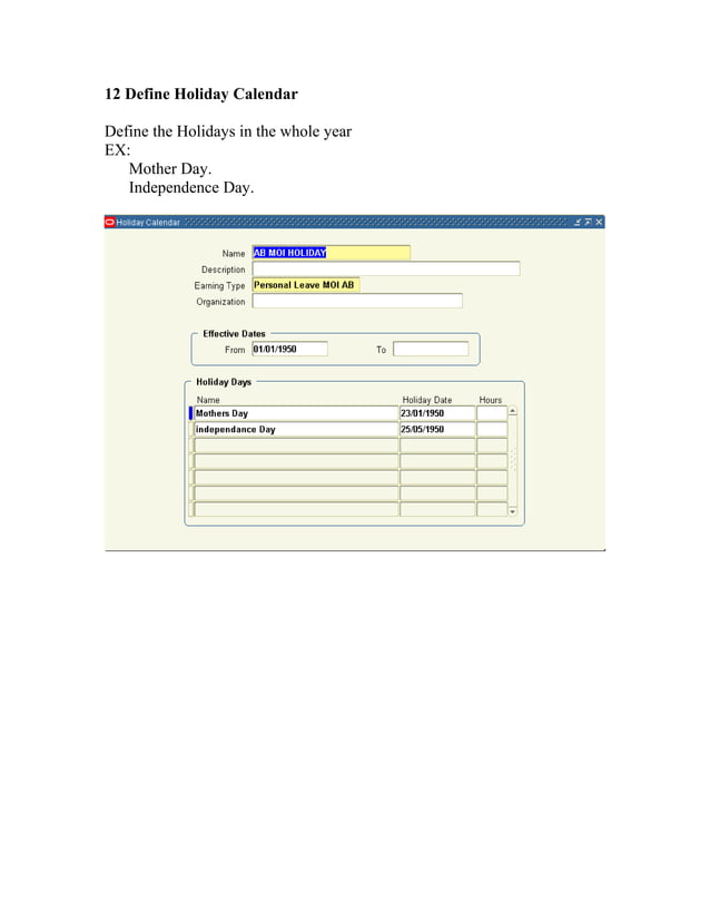 Oracle ebs otl setup document | DOC