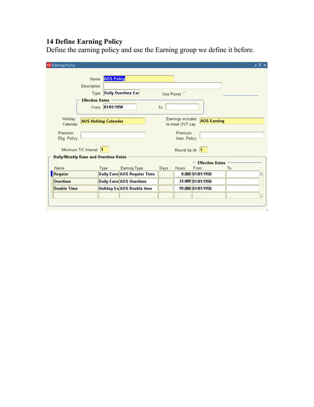 Oracle ebs otl setup document | DOC