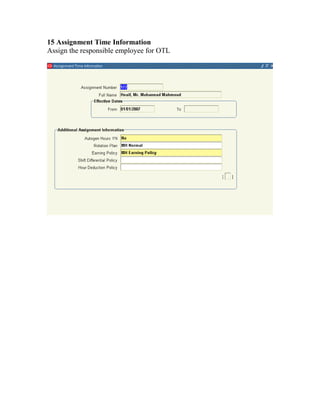 Oracle ebs otl setup document | DOC