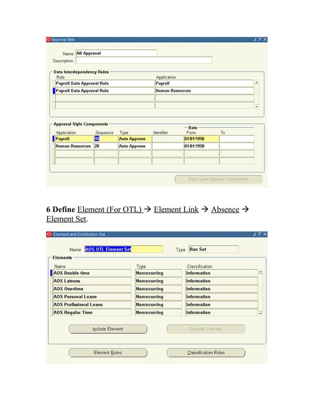 Oracle ebs otl setup document | DOC