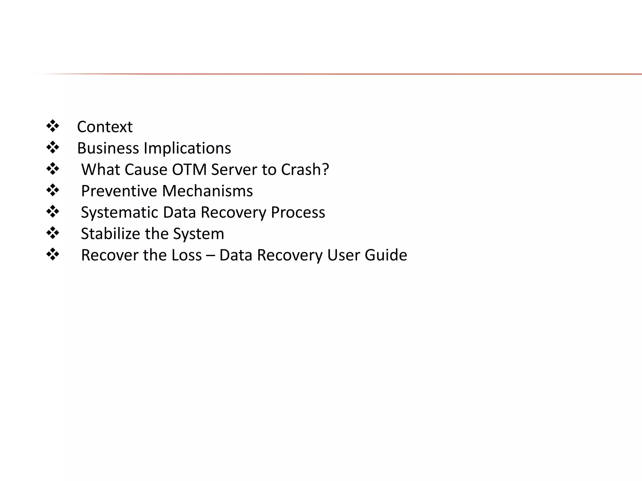 OTM(Oracle Transport Management) | PPTX