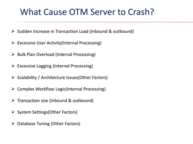 OTM(Oracle Transport Management) | PPTX | Computing | Technology ...