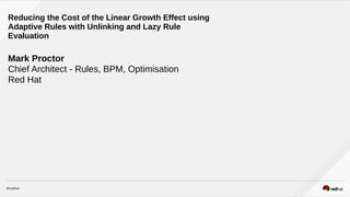 Reducing the Cost of the Linear Growth Effect using Adaptive Rules with ...