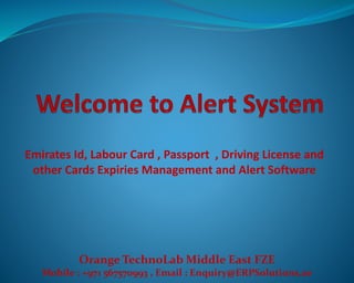OTME Alert Software | PPSX