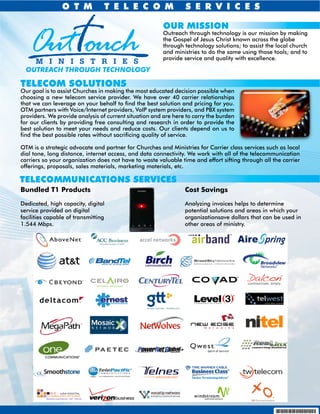 Otm telecom brochure | PDF
