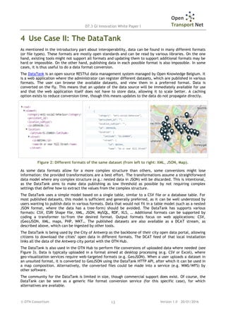 WHITE PAPER: Data Harmonization & Interoperability in OpenTransportNet | PDF