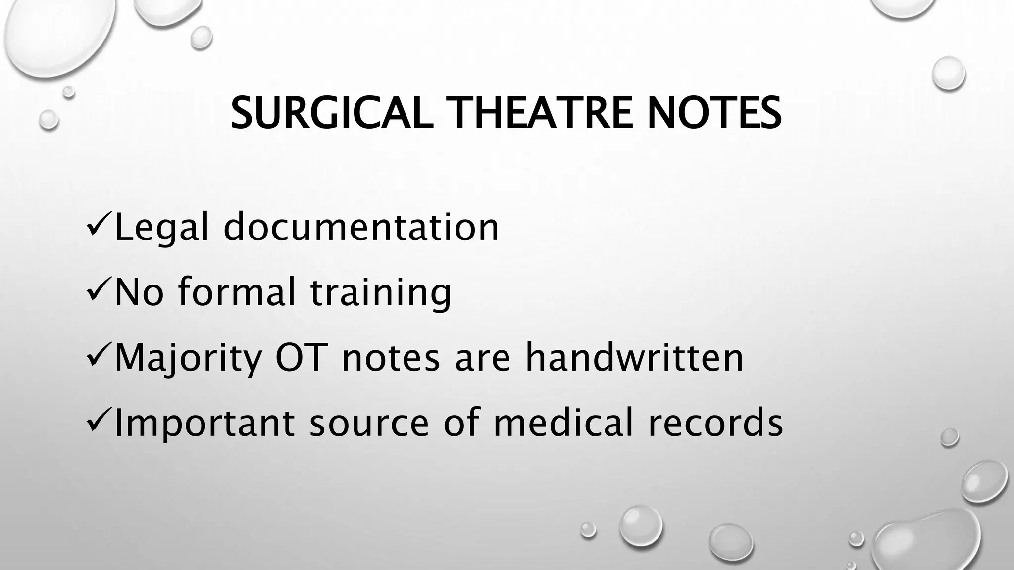 Writing Theatre Notes | PPTX
