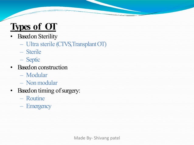 Ot notes for nurse | PPT