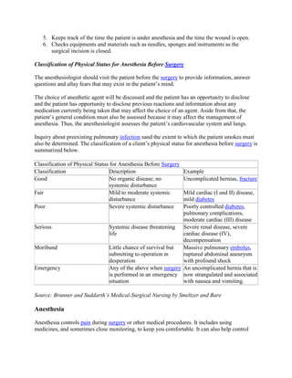 Ot nursing & suturing | PDF