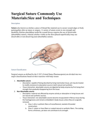 Ot nursing & suturing | PDF