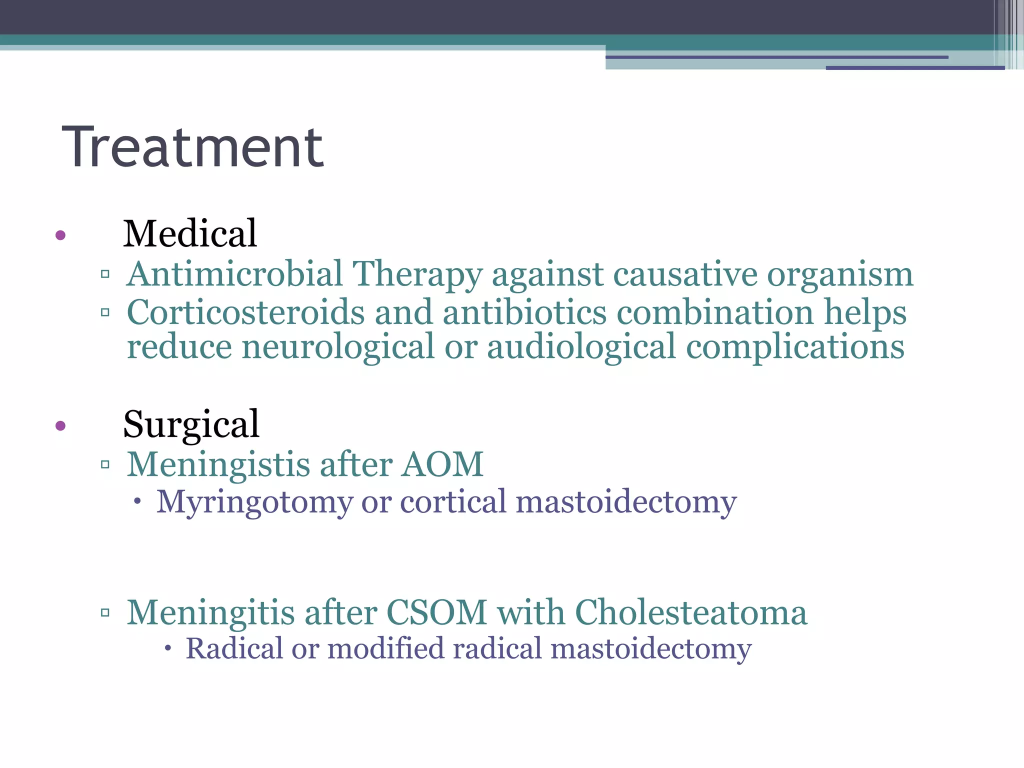 Otogenic Meningitis -Sanjay Ekka (110).ppt