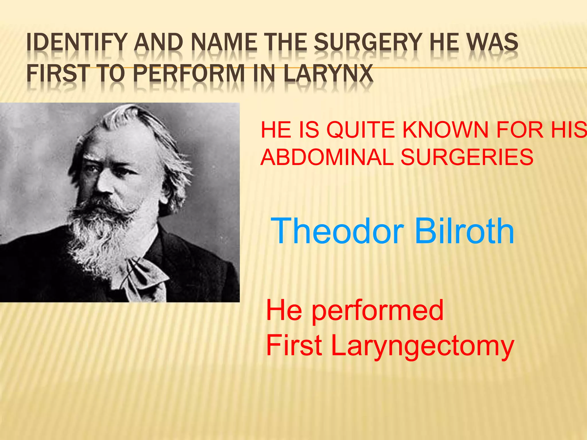 Otolaryngology(ENT) history part 1 | PPTX