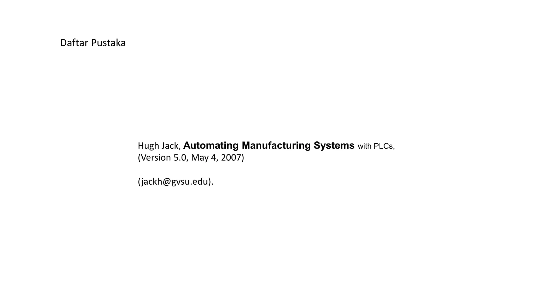 Otomasi industri pertemuan 2 programmable logic controller | PDF