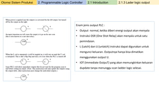 Otomasi industri pertemuan 2 programmable logic controller | PDF