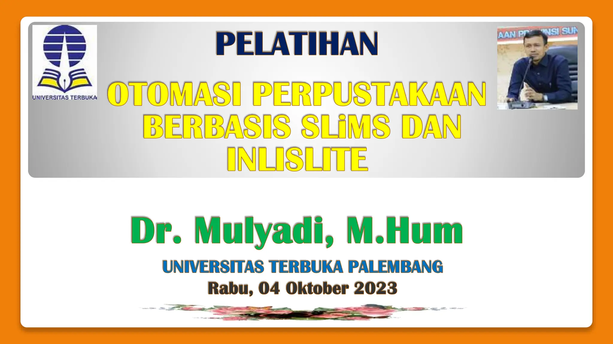 Otomasi Perpustakaan Berbasis SLiMS dan Inlislite | PPTX