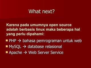 Otomasi perpustakaan dan open source software | PPT