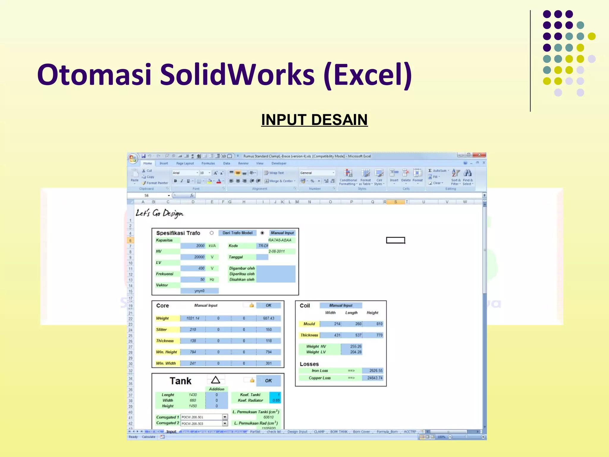 Otomasi Design with SolidWorks | PPT