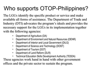 OTOP (One Town One Product | PPT