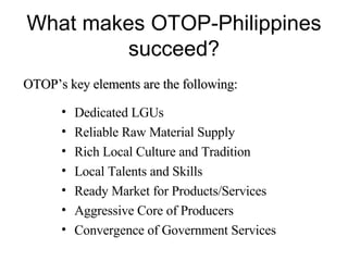 OTOP (One Town One Product | PPT