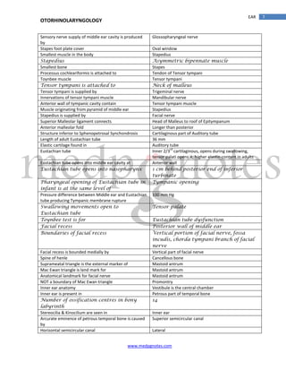 Otorhinolaryngology sample | PDF