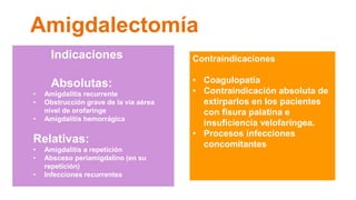 Amigdalectomia & Adenoidectomia | PPTX