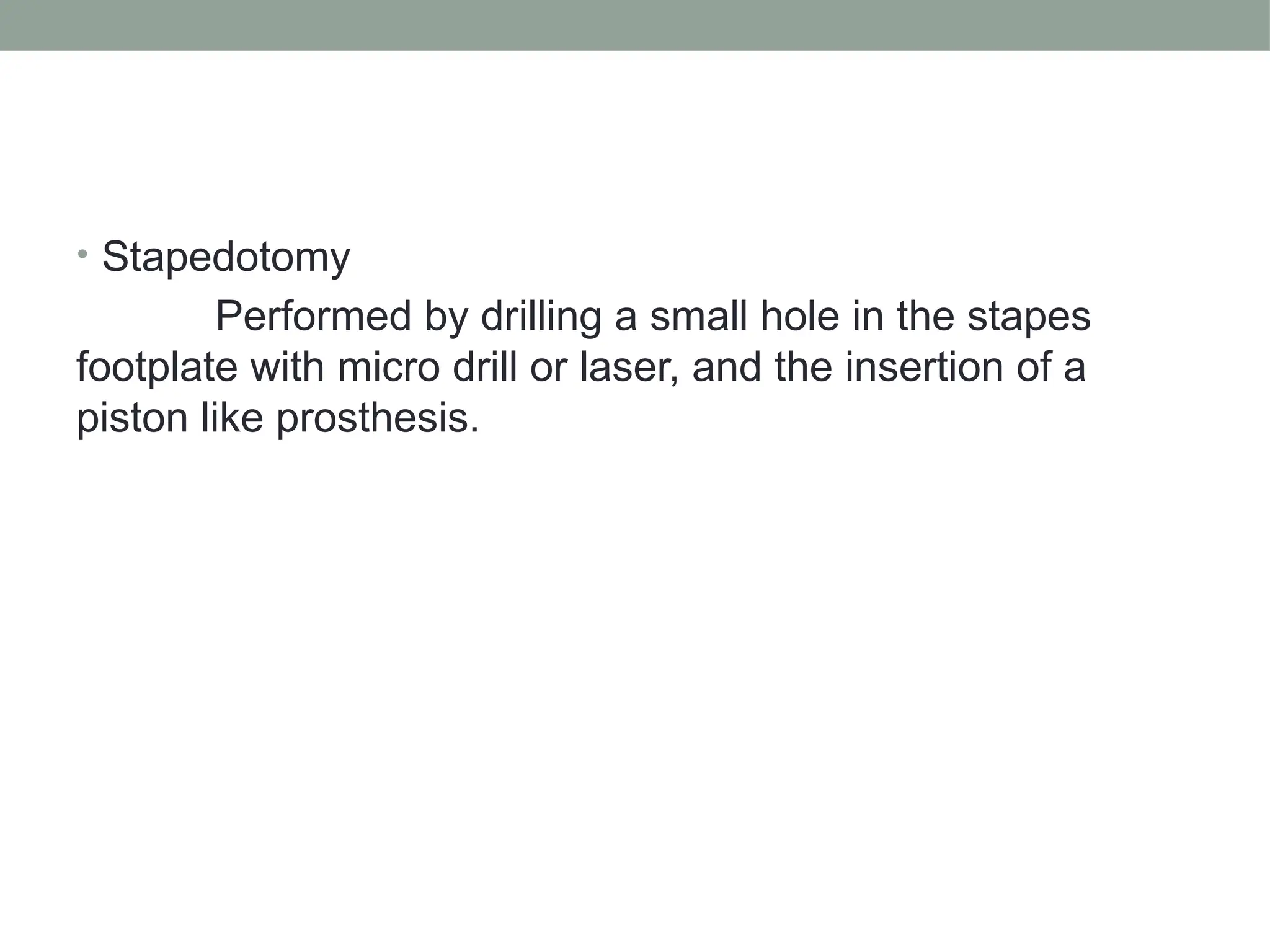 otosclerosis a middle ear pathology causing deafness | PPTX