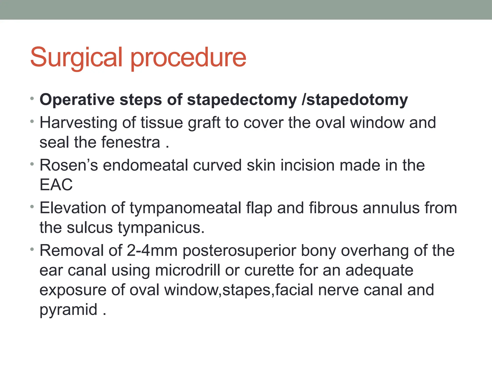 otosclerosis a middle ear pathology causing deafness | PPTX