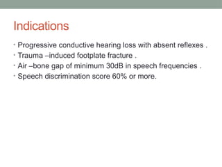 otosclerosis a middle ear pathology causing deafness | PPTX